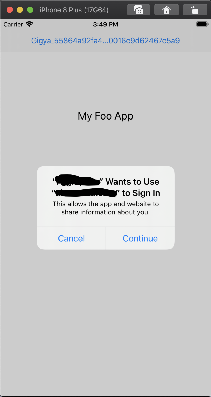 Add ability to avoid iOS sign in Permission Warning Alert by using new ... Add ability to avoid iOS sign in Permission Warning Alert by using new ...