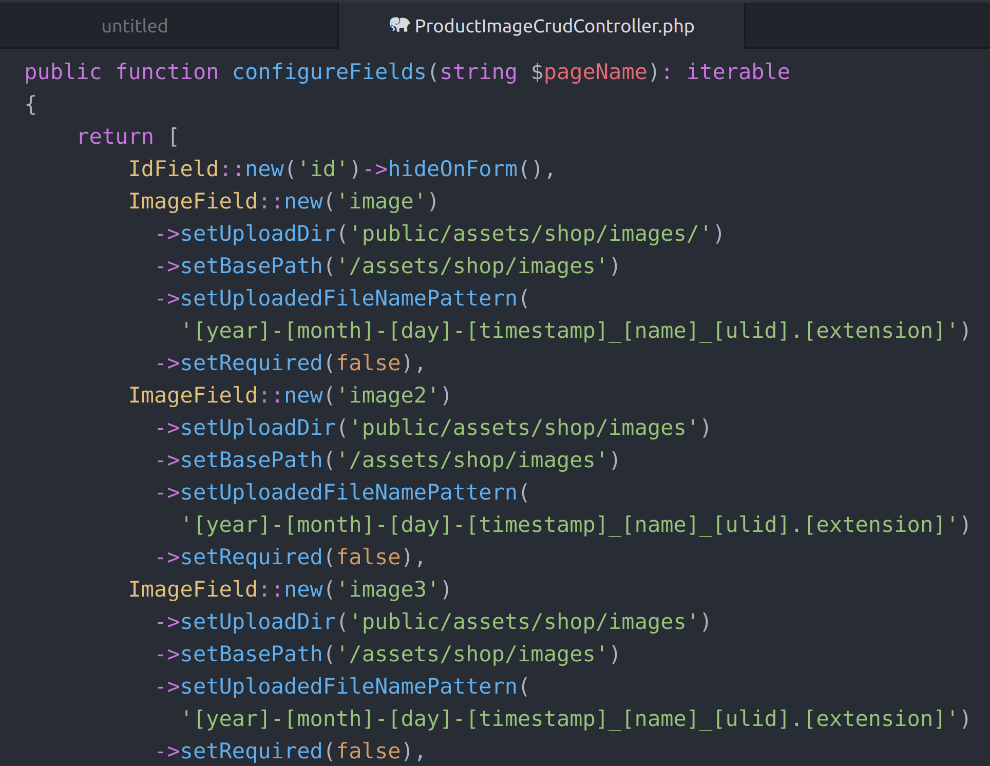 Namer for VichUploader with EasyAdmin 3 not working · Issue #1208 · dustin10/VichUploaderBundle ...