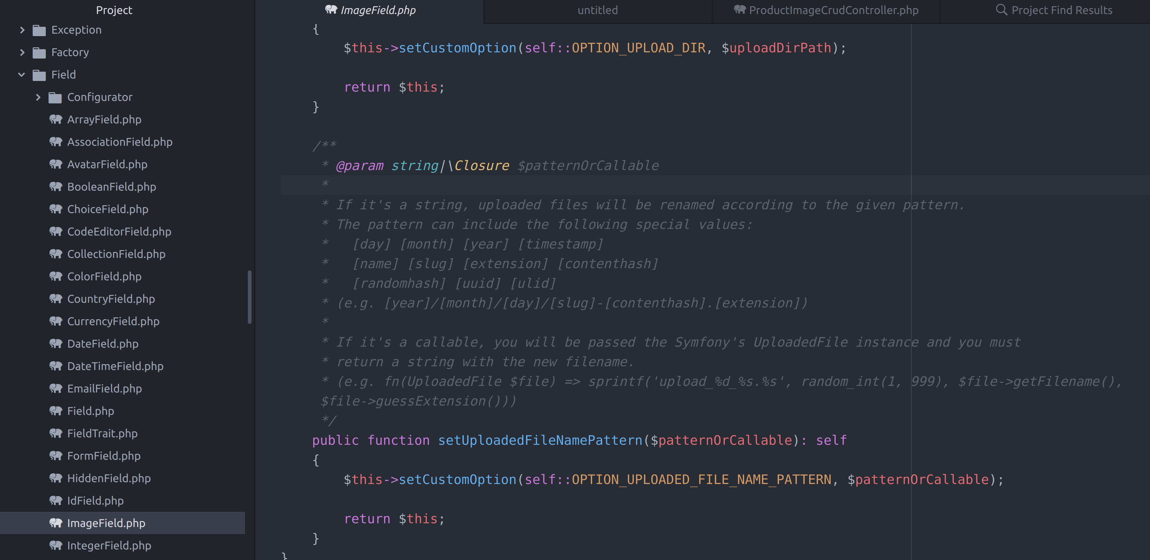 Namer for VichUploader with EasyAdmin 3 not working · Issue #1208 · dustin10/VichUploaderBundle ...