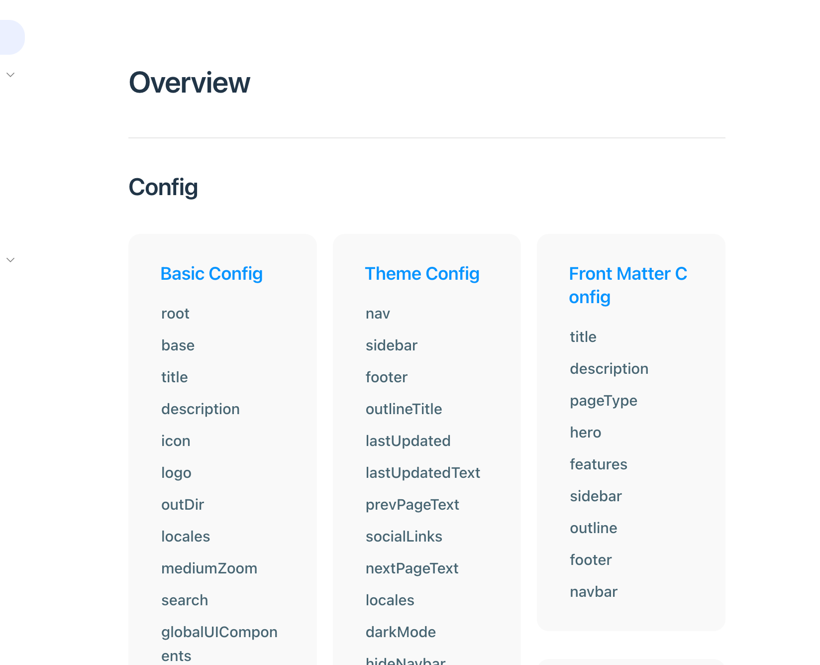 [Bug]: The style of API overview page is changed · Issue #265 · web-infra-dev/rspress · GitHub