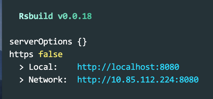 [Bug]: should print https urls when set `dev.https: true` · Issue #431 · web-infra-dev/rsbuild ...
