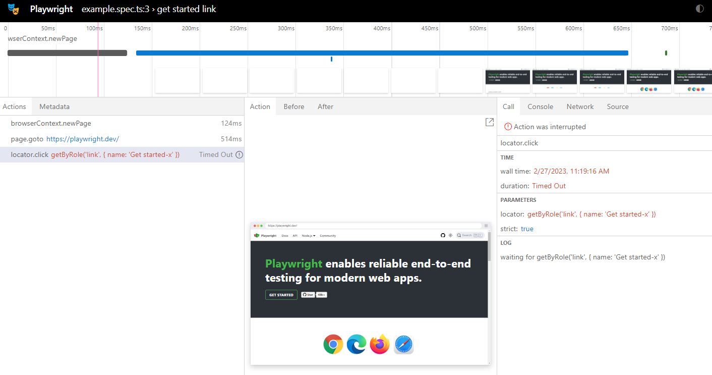 [BUG] Trace Viewer not presenting timeout interval when element not located · Issue #21224 ...