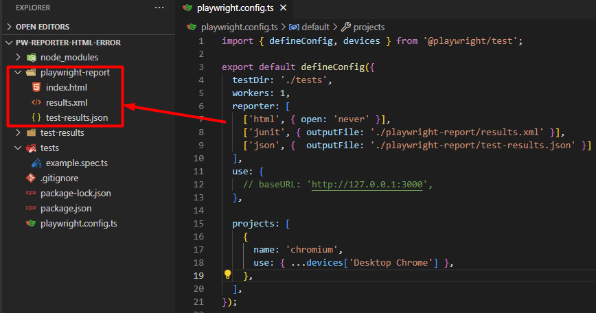 [bug] Non Html Reports Generated Into Directory Playwright Report Are Cleared By Html Reporter