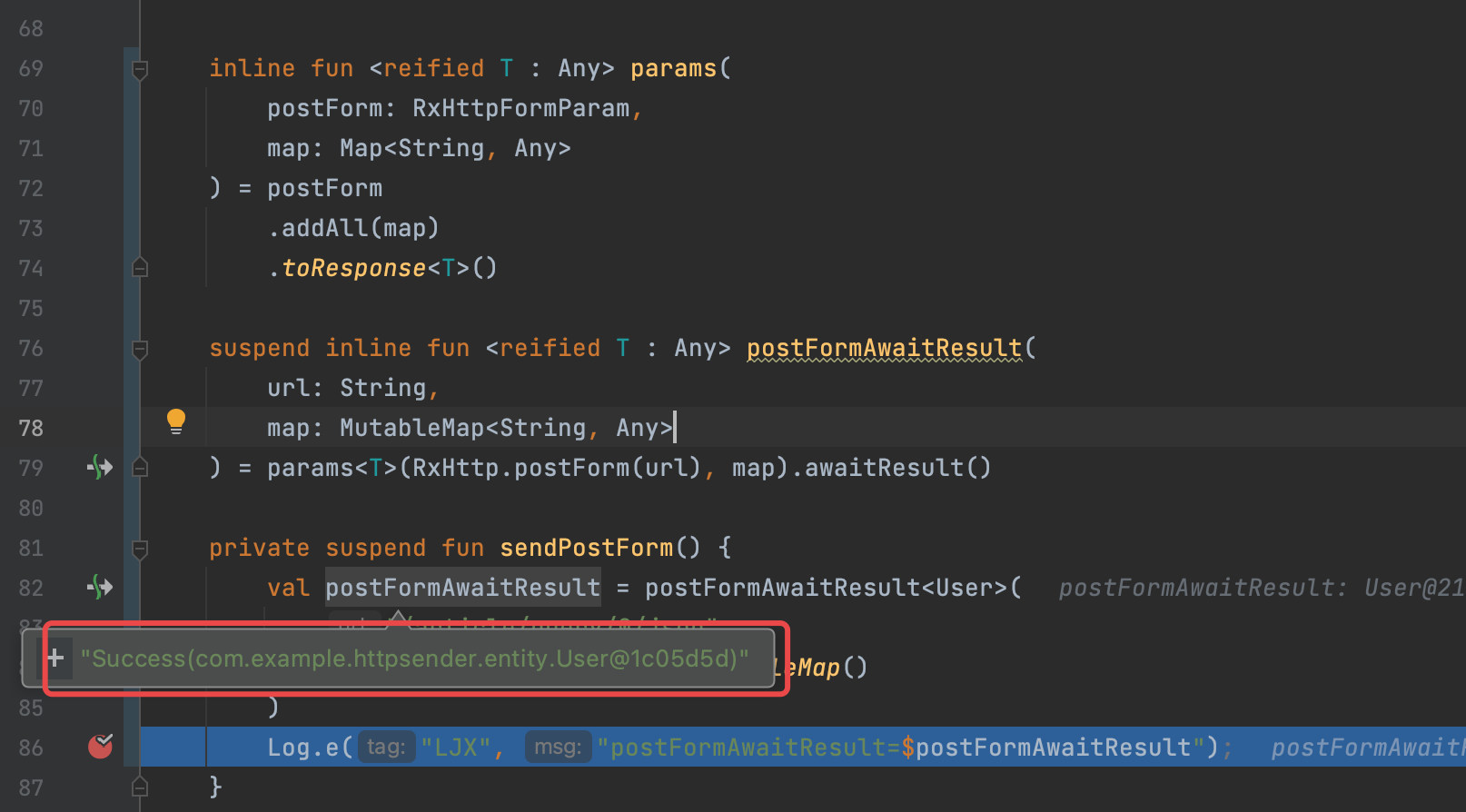 封装awaitResult请求方式返回数据出现多层Success嵌套 · Issue #368 · liujingxing/rxhttp · GitHub