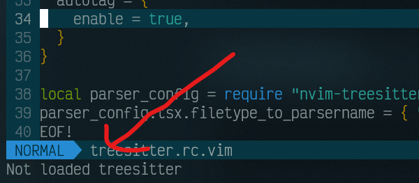 Not loaded treesitter · Issue #2522 · nvim-treesitter/nvim-treesitter · GitHub