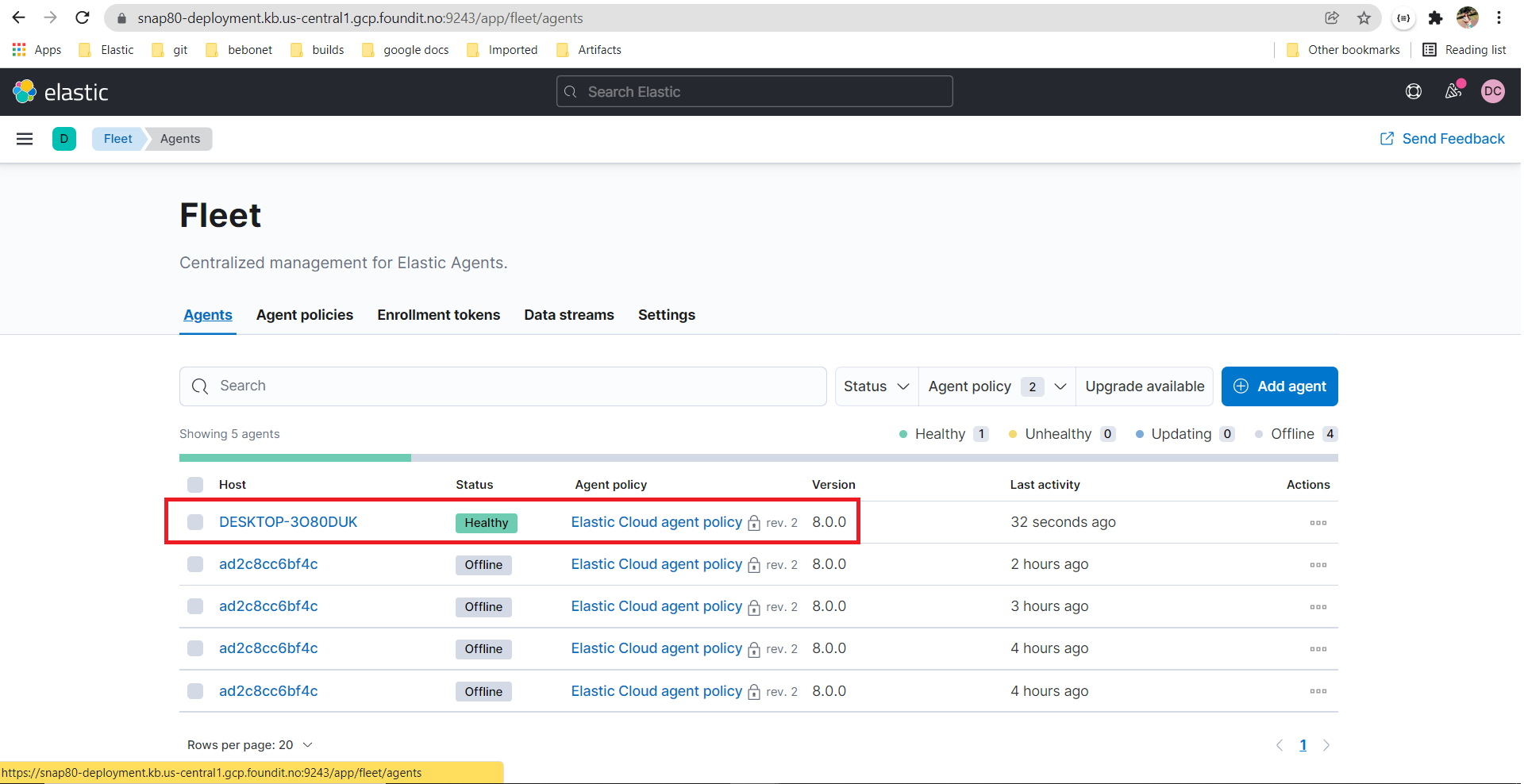 [Fleet] User is able to install Fleet server using managed policy. · Issue #122298 · elastic ...
