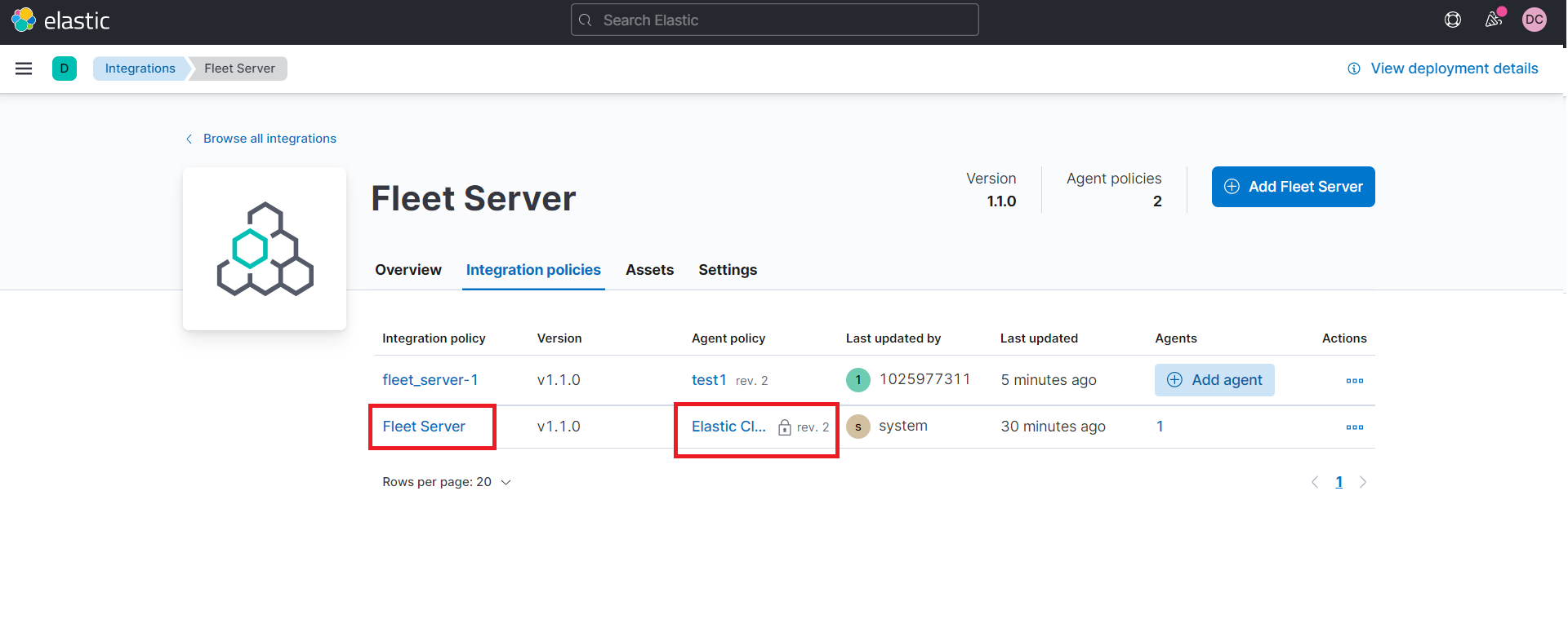 Package Name Globalization Not Done For Fleet Server Integration Under Elastic Agent On Cloud 