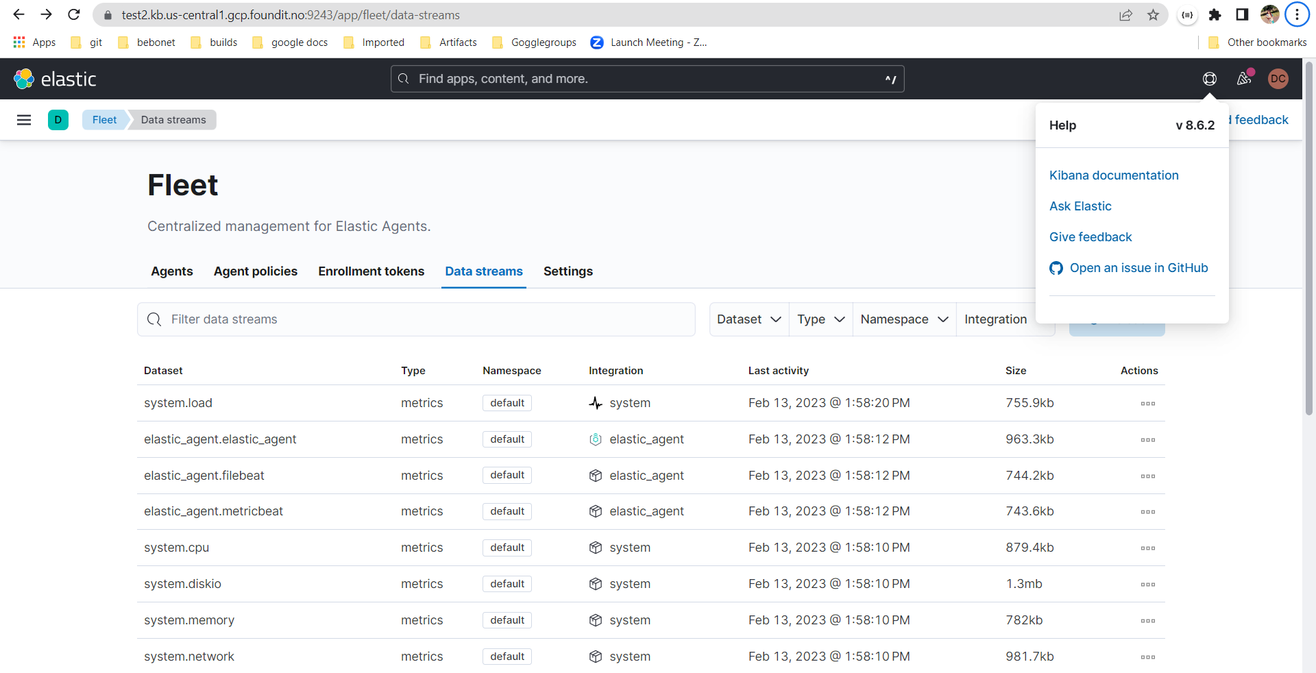 [Fleet]: Data streams are not shown on Kibana upgrade from 7.17.8 > 8.6.0 · Issue #147605 ...