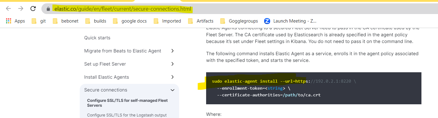[Fleet]: `-f` flag in installation command available under SSL/TLS Doc. · Issue #2145 · elastic ...