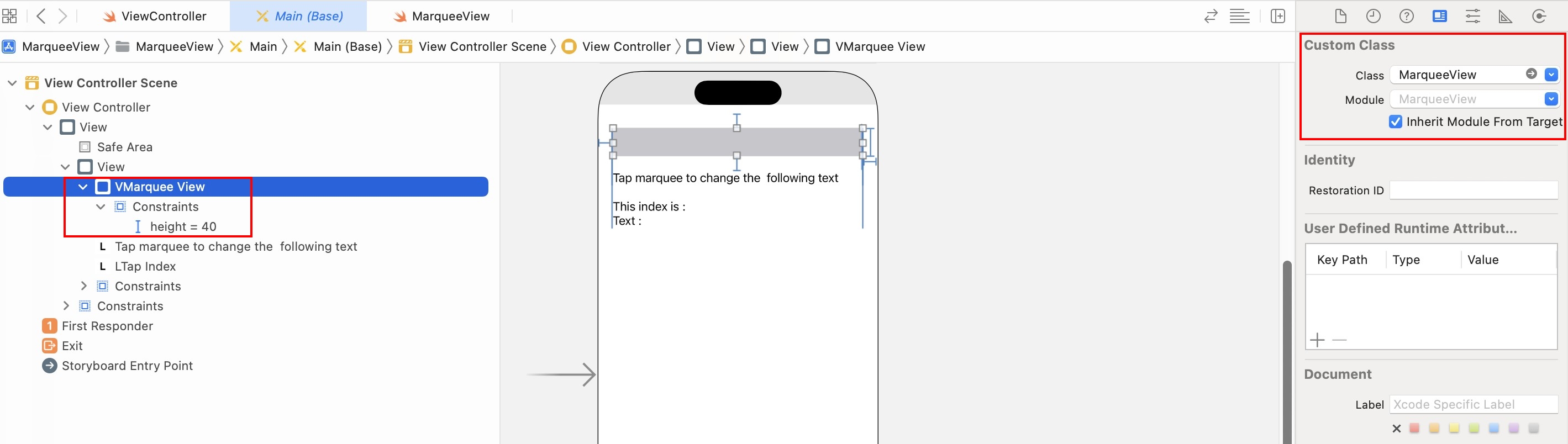 GitHub - BoBofluu/MarqueeView: 跑馬燈