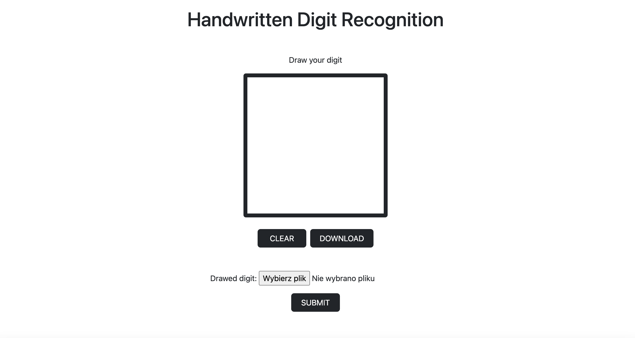 GitHub - glitterylungs/HandwrittenDigitsRecognition: Web app created with Django