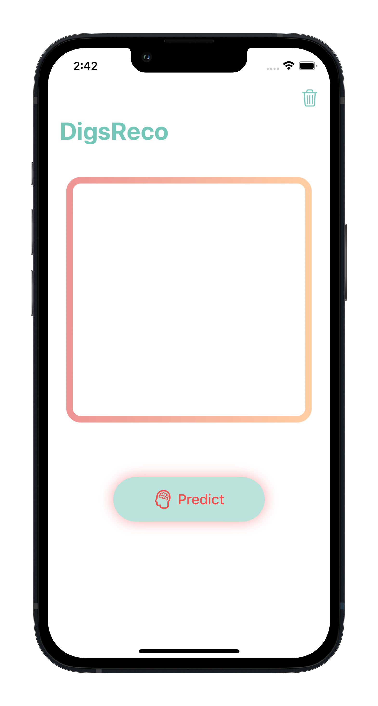 GitHub - glitterylungs/DigitsRecognition: DigsReco is an iOS application that uses Core ML model ...