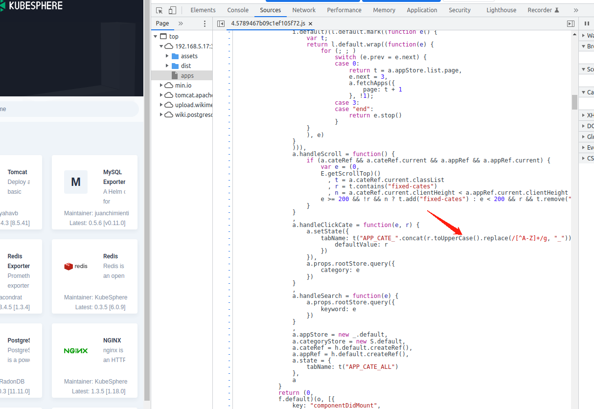 Kubesphere Appstore Front End Js Error · Issue 5521 · Kubespherekubesphere · Github 