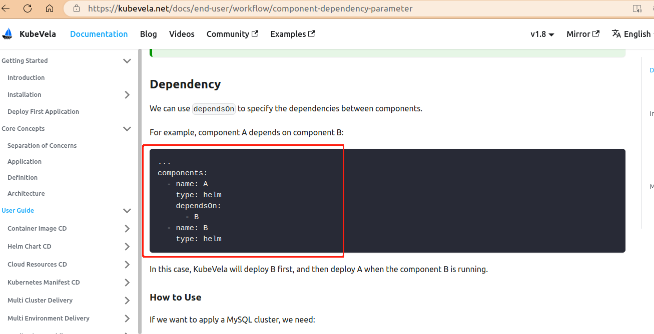 Helm Chart can't depency on another one · Issue #6225 · kubevela/kubevela · GitHub