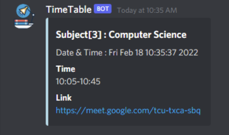 GitHub - 0xSirawit/TimeTable: TimeTable Discord Bot