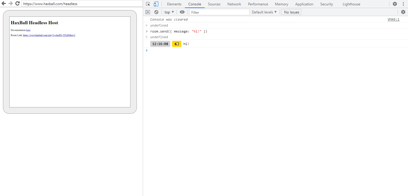 Script for opening a Haxball room from the command line · Issue #1427 ...