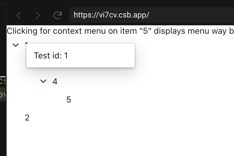 Contextmenu2 With Tree Wrong Open Position · Issue 4537 · Palantir 6023