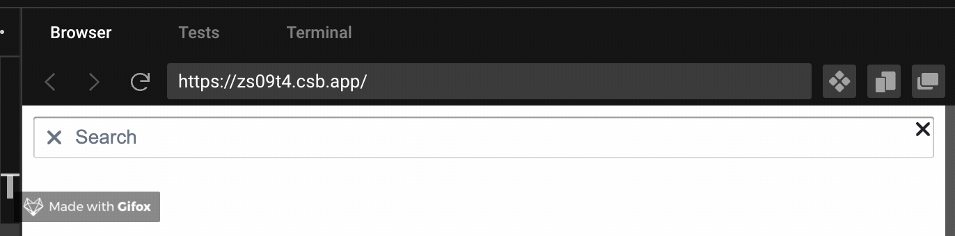 Input Group Component Input Width Doesnt Get Update When Toggle With