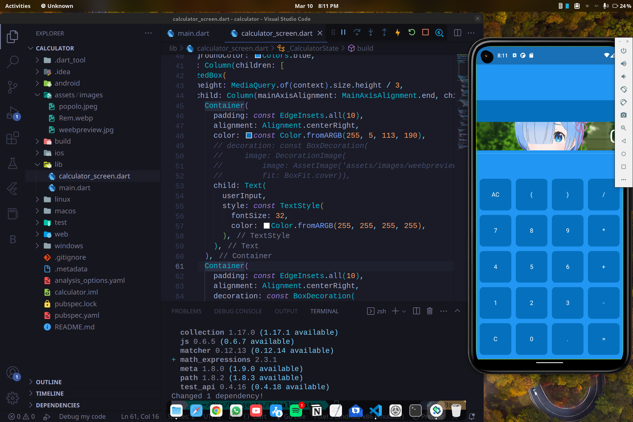 GitHub - amitskr/ReMculator: A simple calculator app written in Flutter.