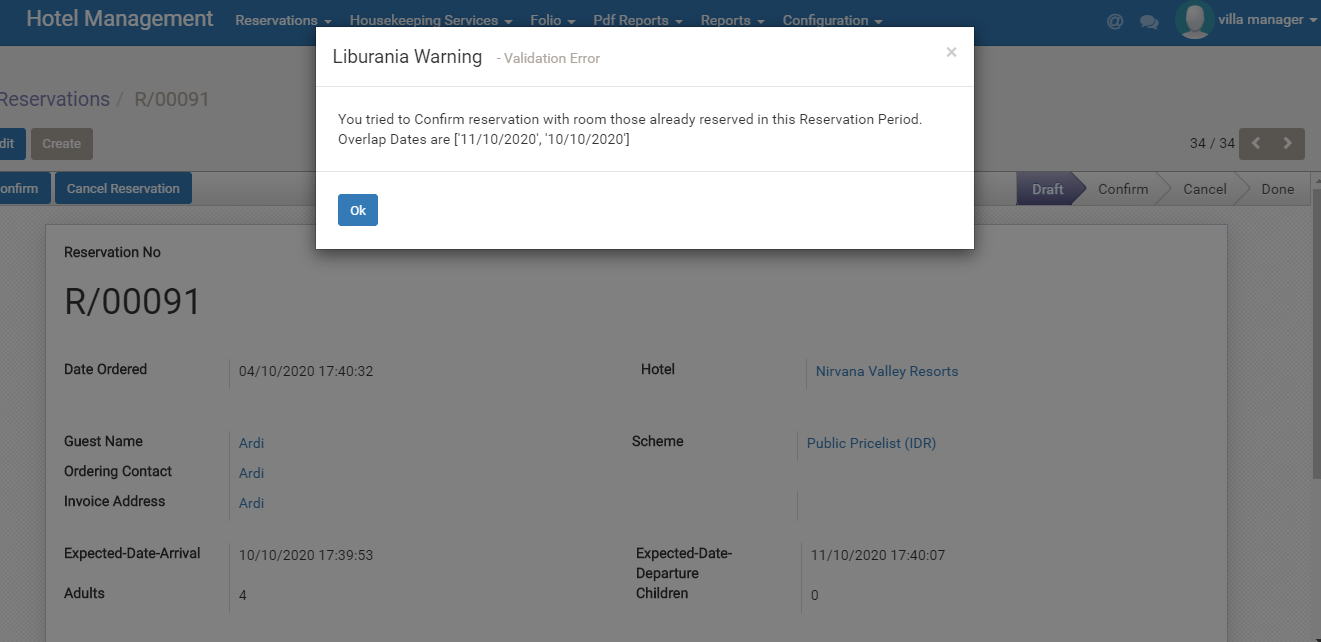 [v10]Reservation booking issues and reservation lines · Issue #127 ...