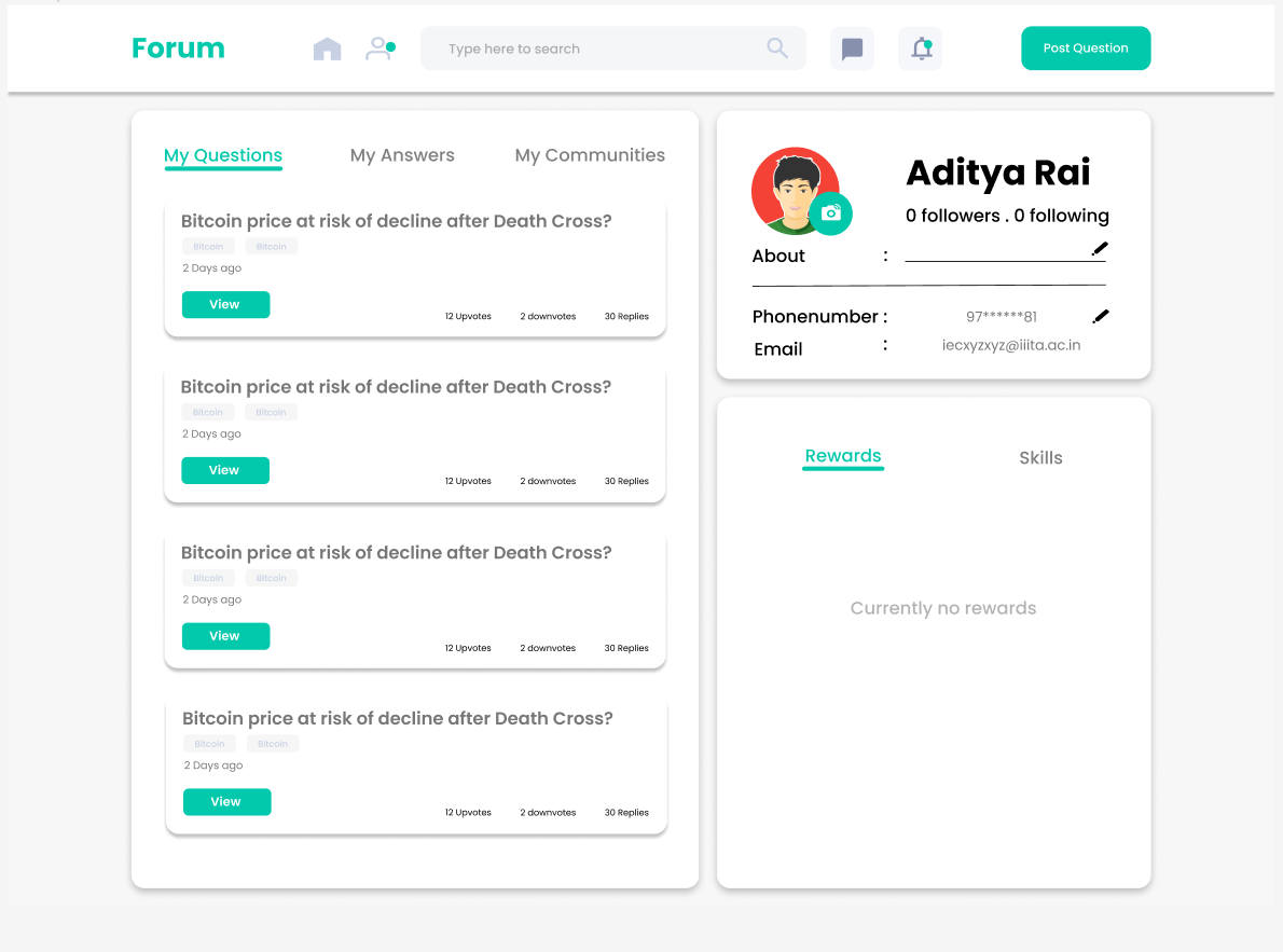 Add features :- Edit option and adding skills · Issue #91 · opencodeiiita/Forum-Frontend-Web ...