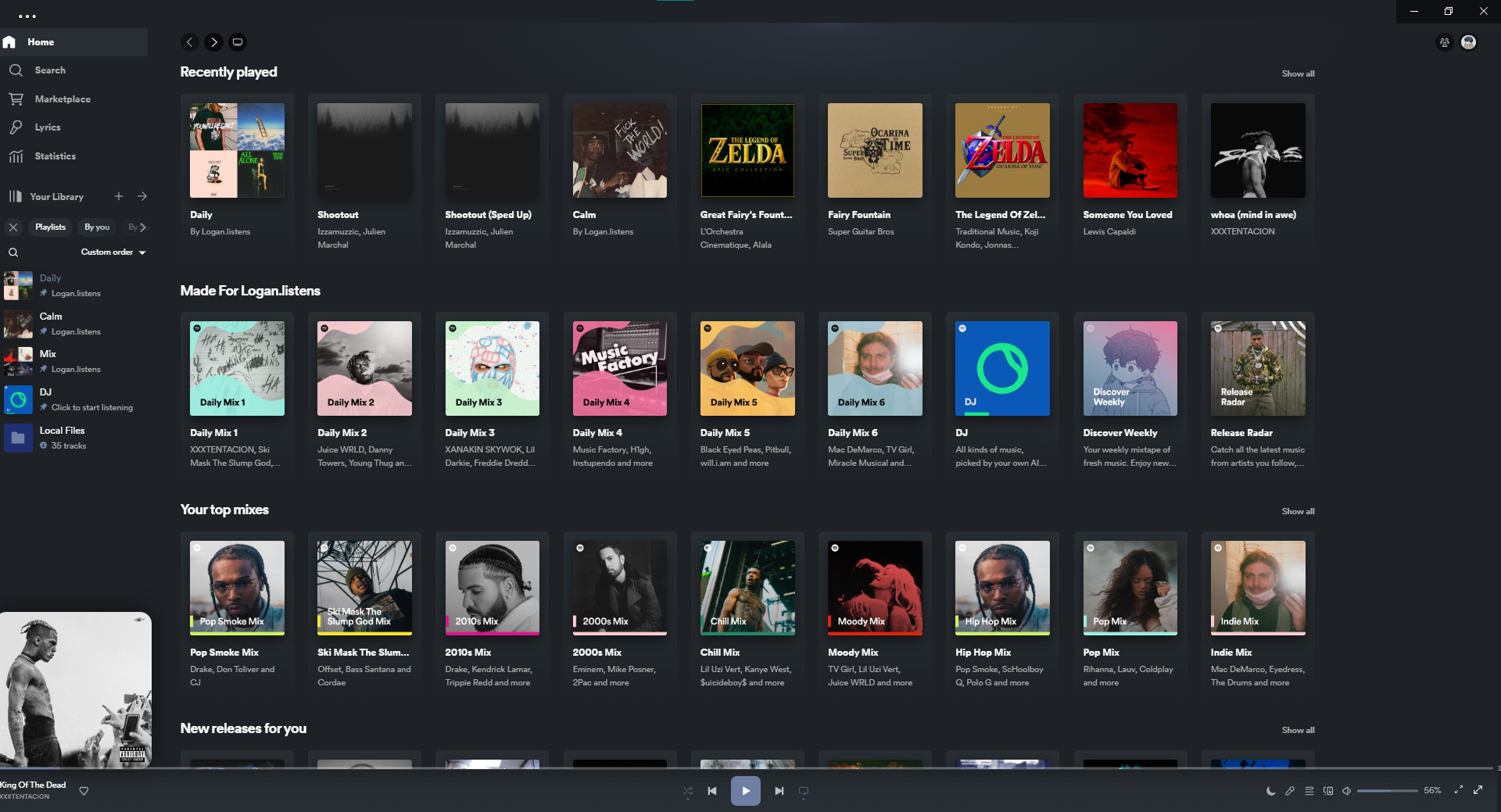 [Blossom] Screen off centered · Issue #952 · spicetify/spicetify-themes · GitHub