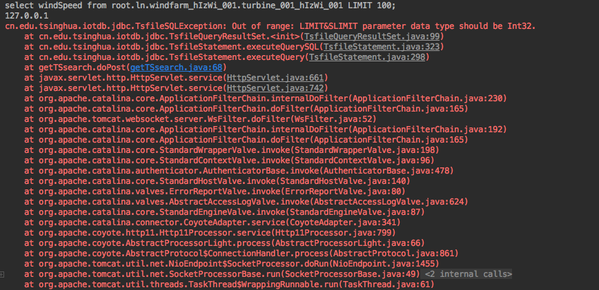 limit语句加分号报错 · Issue #439 · thulab/iotdb · GitHub