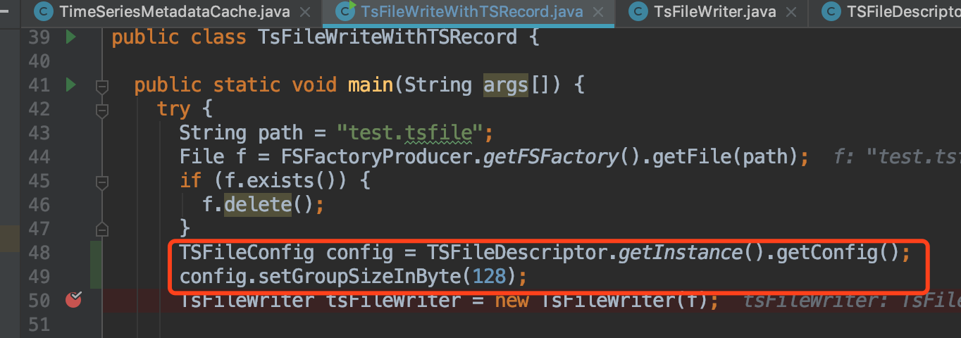 使用 tsfile API 写tsfile文件时，修改TSFileConfig对象无效。 · Issue #1574 · apache/iotdb · GitHub