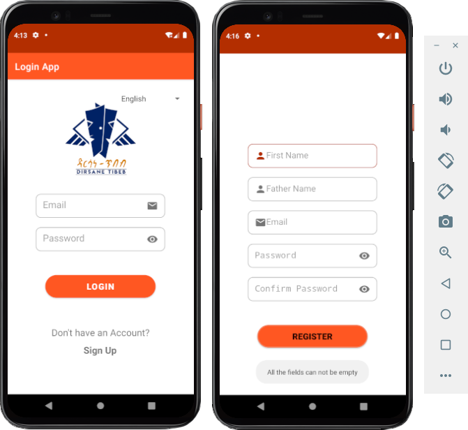 GitHub - addispupi/AccountApp: An Android MySQL integrated login and registration app with multi ...
