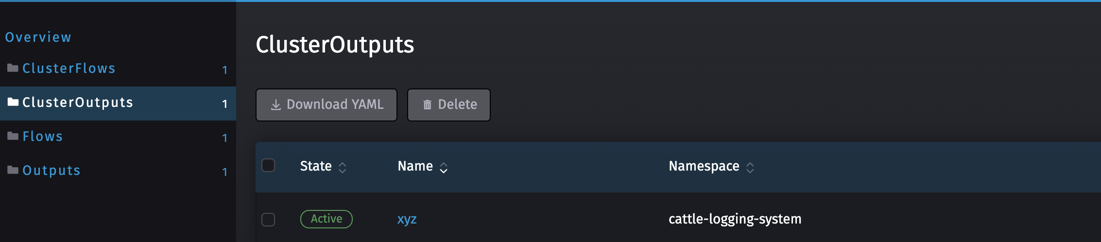 Logging UI issues · Issue #1977 · rancher/dashboard · GitHub
