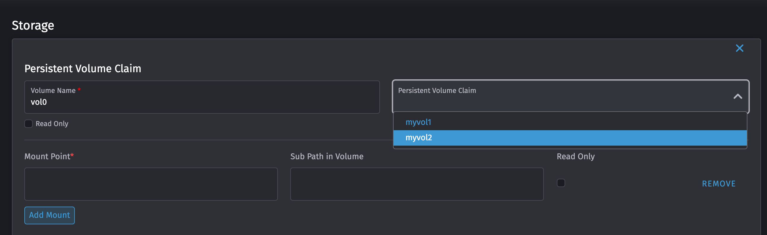 Explorer view doesn't list the existing pv with access mode ...
