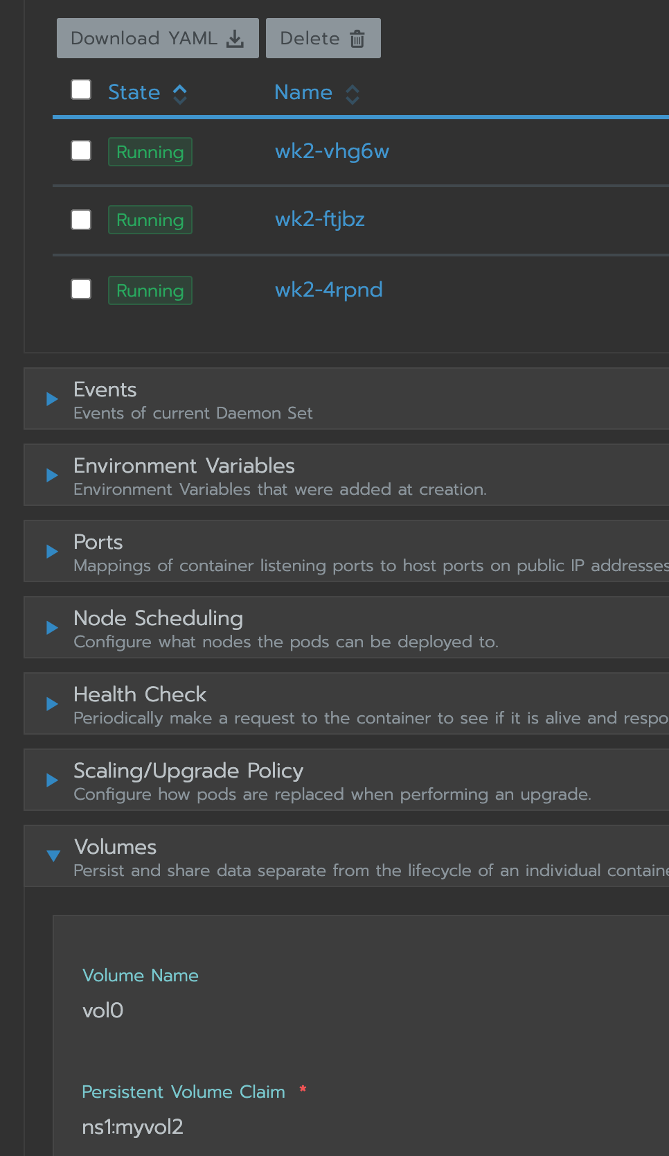 Explorer view doesn't list the existing pv with access mode ...