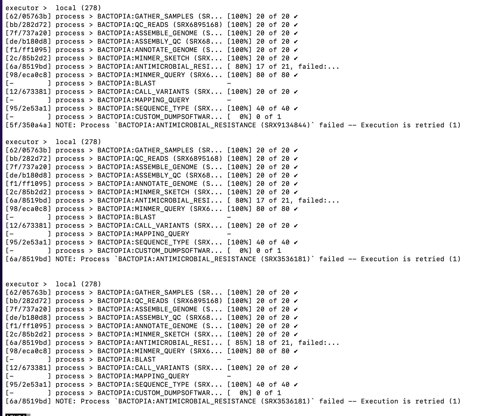 [bug] Process failed: execution is retried · Issue #358 · bactopia ...