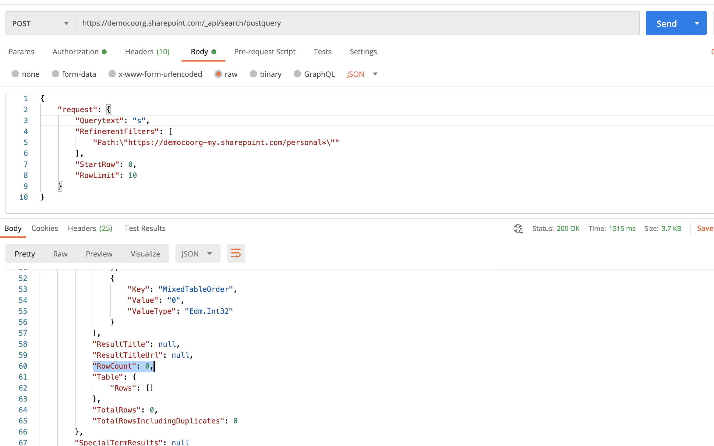 Sharepoint Search API not returning results · Issue #6342 · SharePoint ...