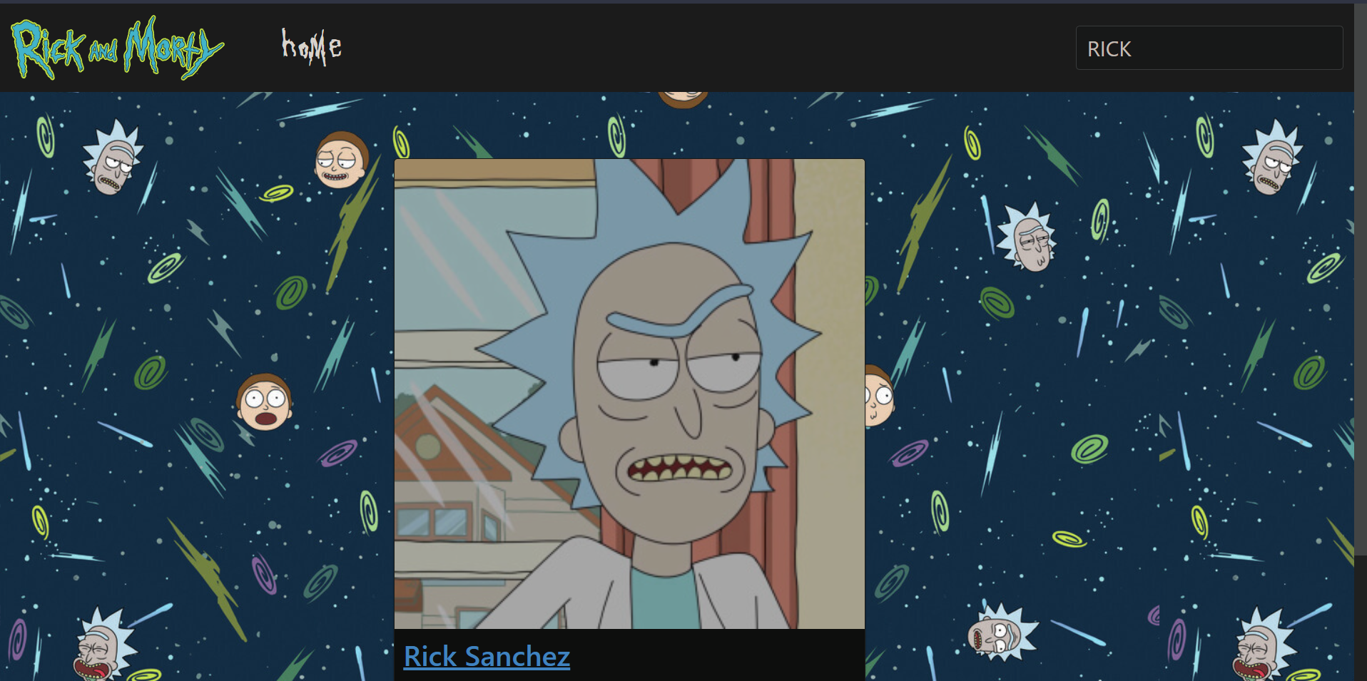 GitHub - JuanfelipeX/RickAndMortyApp: this application is created to search and list the ...