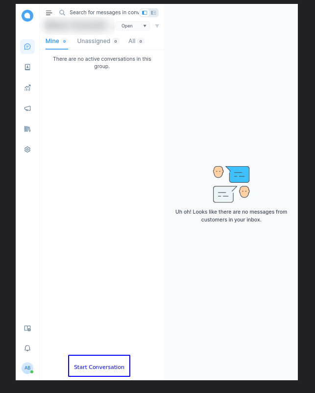 Create A Conversation Button In An Inbox · Issue 6367 · Chatwoot Chatwoot · Github