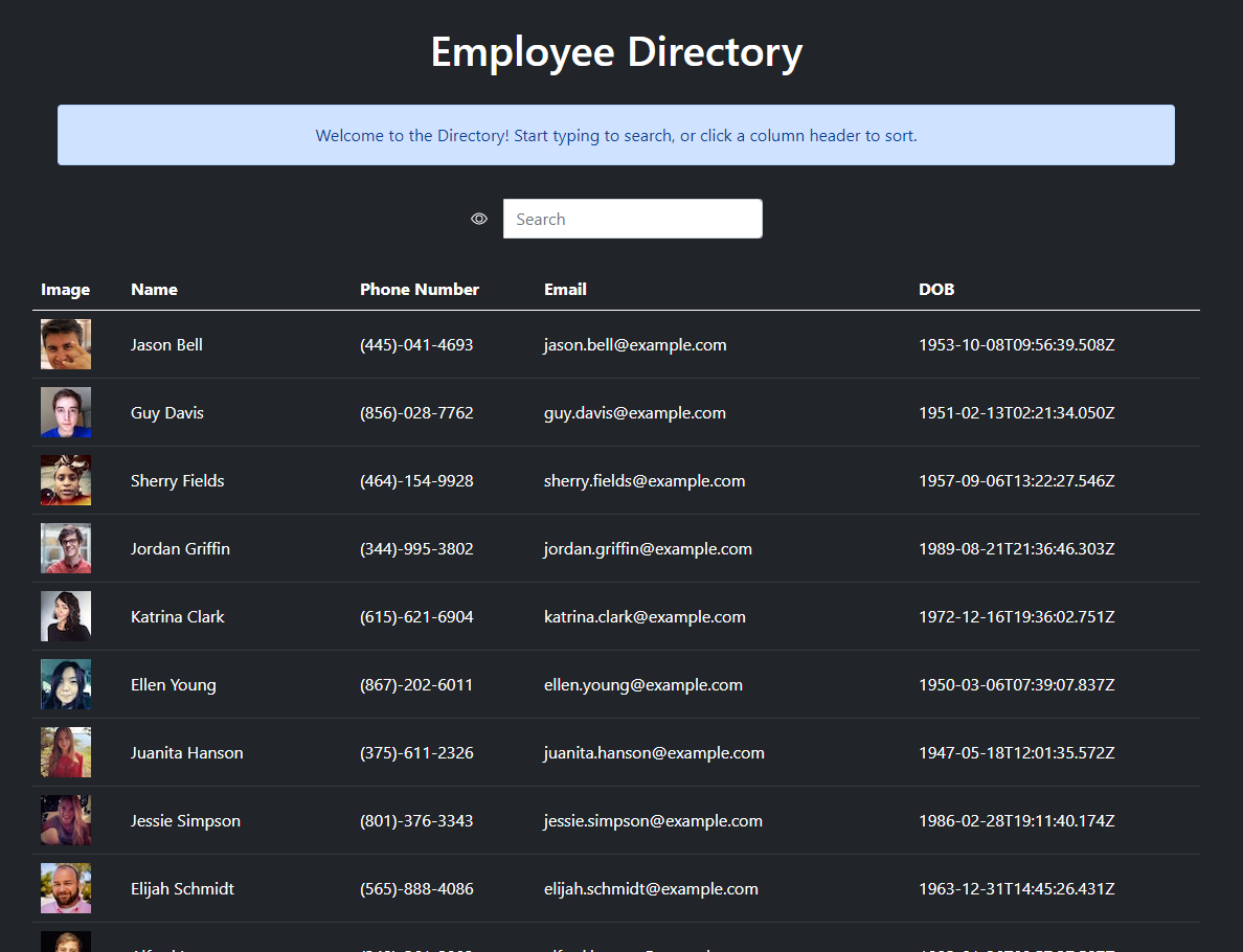 GitHub - wryanj/gt_fsf_hw19_employee_directory_react: This assignment asks us to build an ...