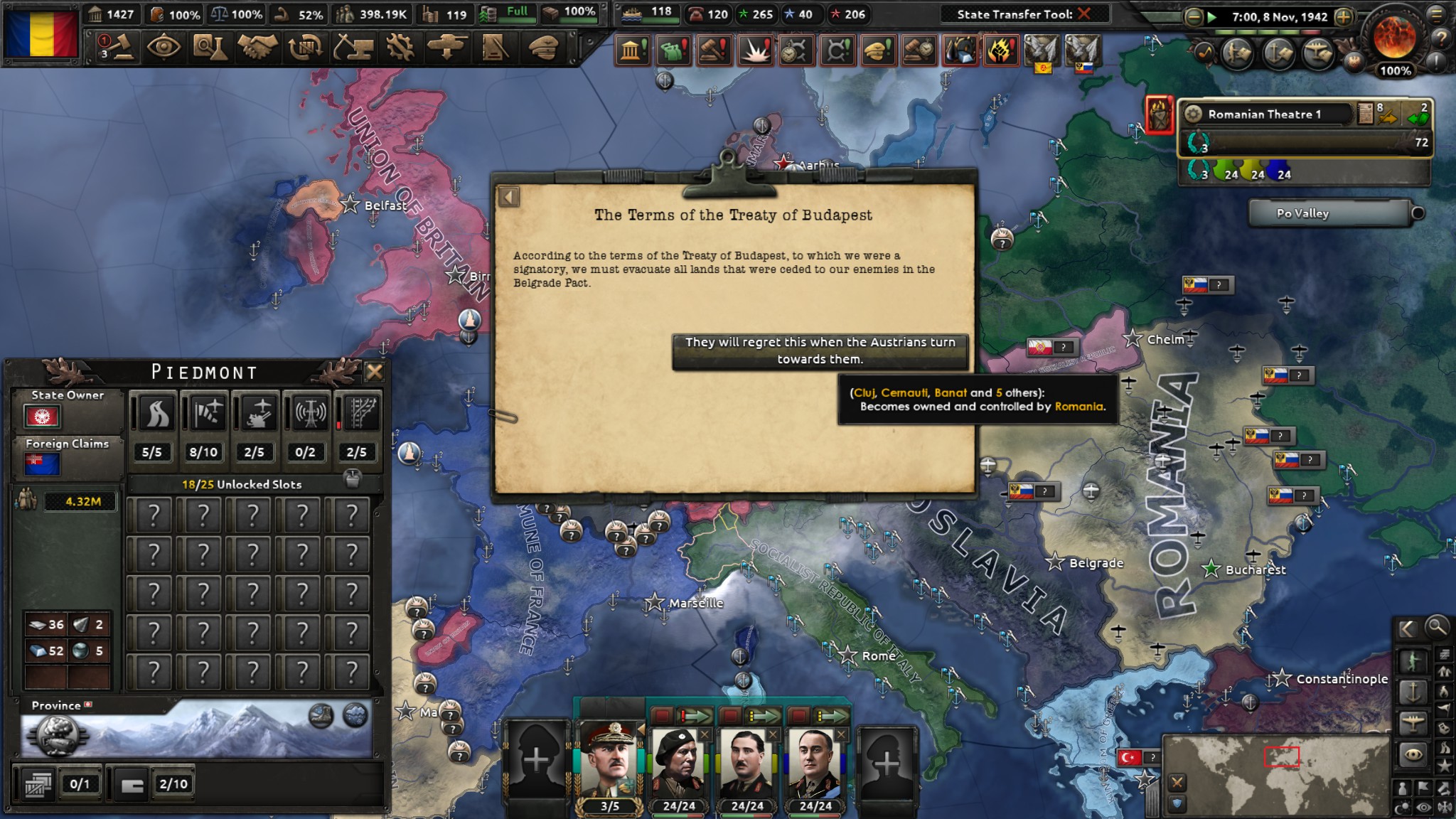 ROM- treaty of Budapest/Vienna · Issue #22995 · Kaiserreich/Kaiserreich-4-Bug-Reports · GitHub