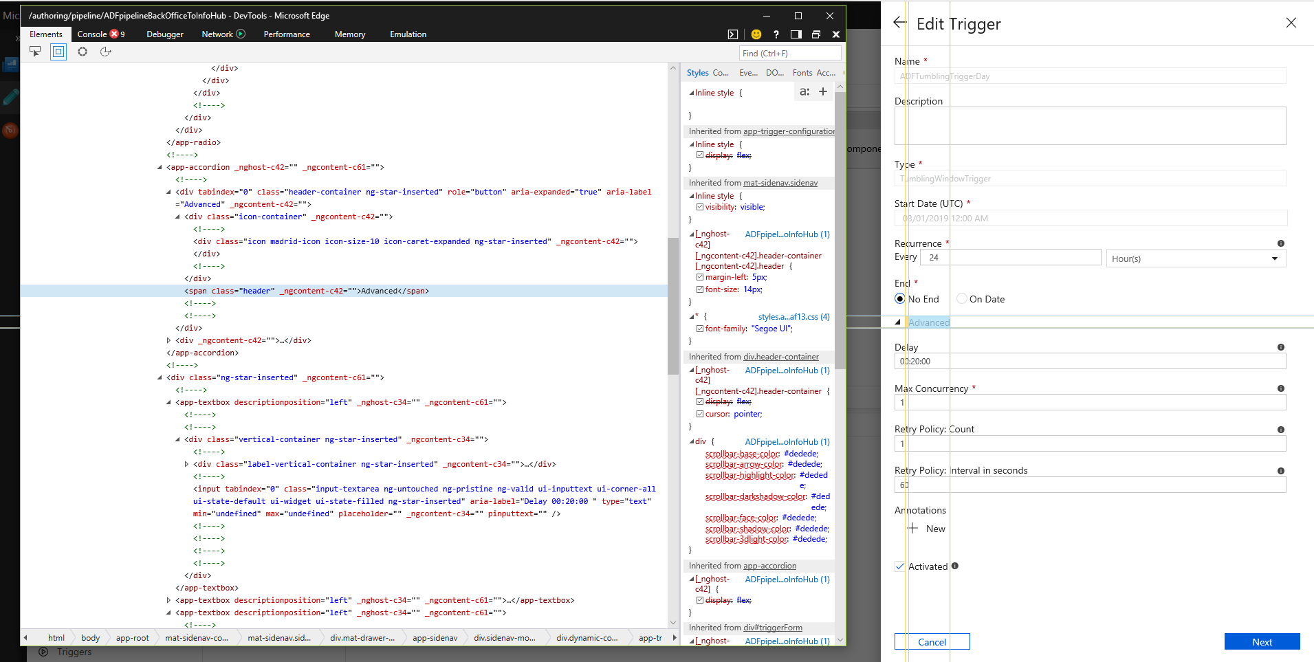 Adding Tumbling Window (Self) Dependency not possible · Issue #26114 ...