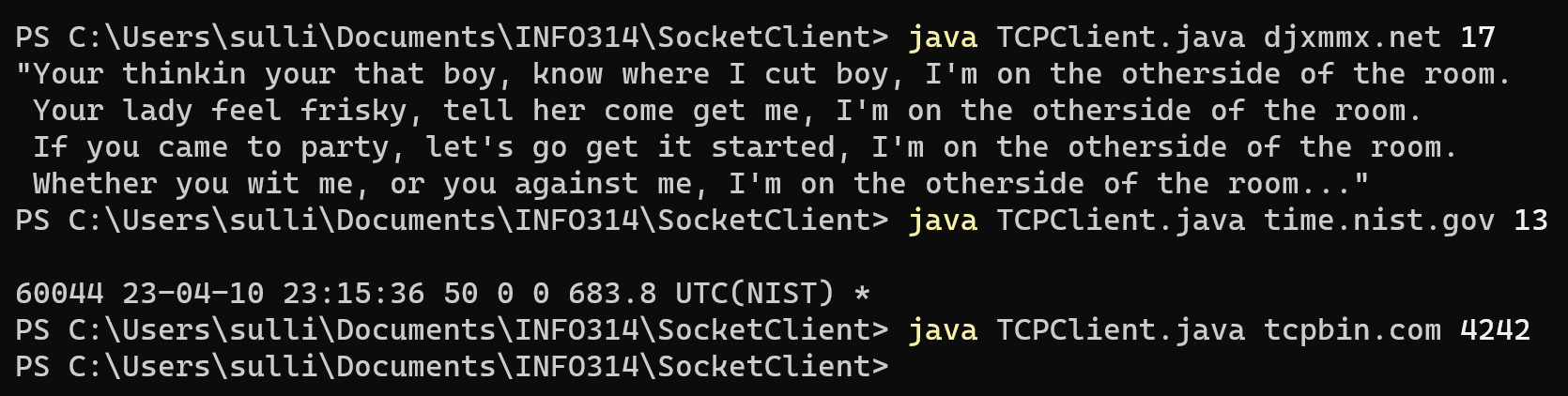 GitHub - sullicla/SocketClient