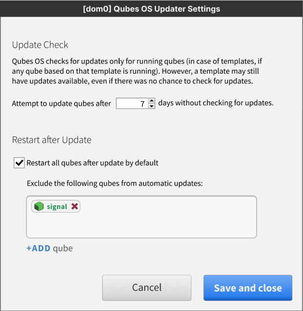 Implement Improved Updater Gui · Issue 7965 · Qubesosqubes Issues