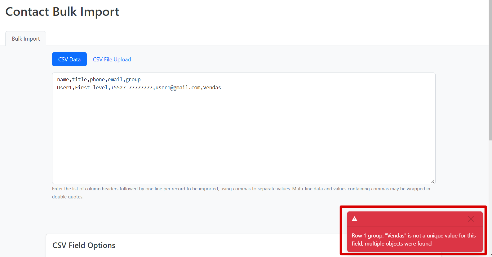 Bulk contacts import error when we have two groups with same name · Issue #9460 · netbox ...