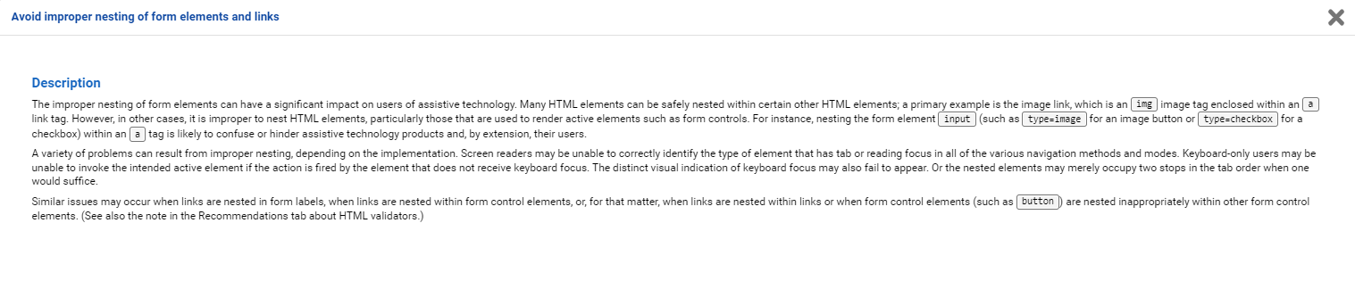 Sf A11y Radiobutton Interactive Controls Must Not Be Nested · Issue 7419 · Sapui5 
