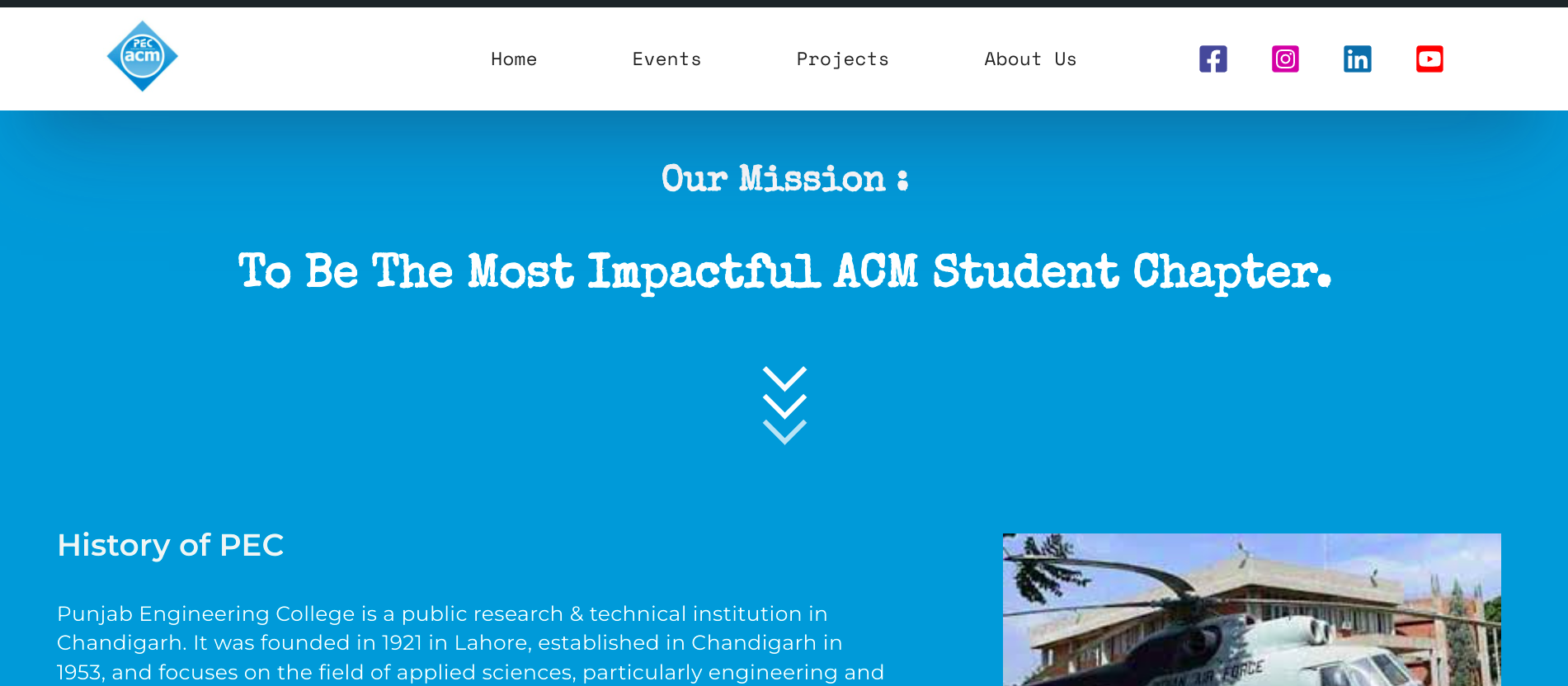 Issue #39- Modify height of div by sri-rishi · Pull Request #79 · PEC-CSS/ACM-PEC-Website · GitHub