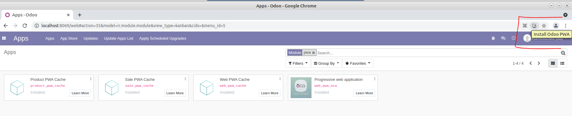 PWA cache module · Issue #2068 · OCA/web · GitHub
