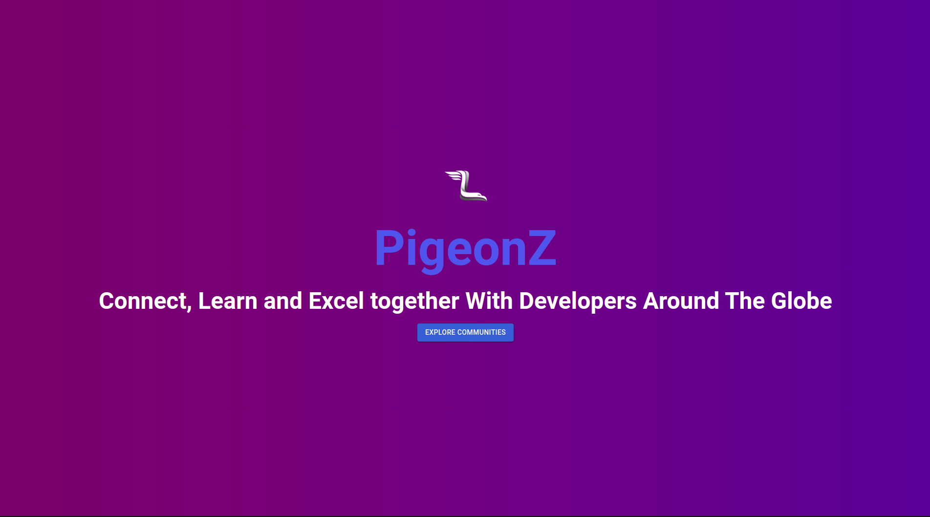GitHub - blaze2004/pigeonz: PigeonZ is a resource management application built for developer ...