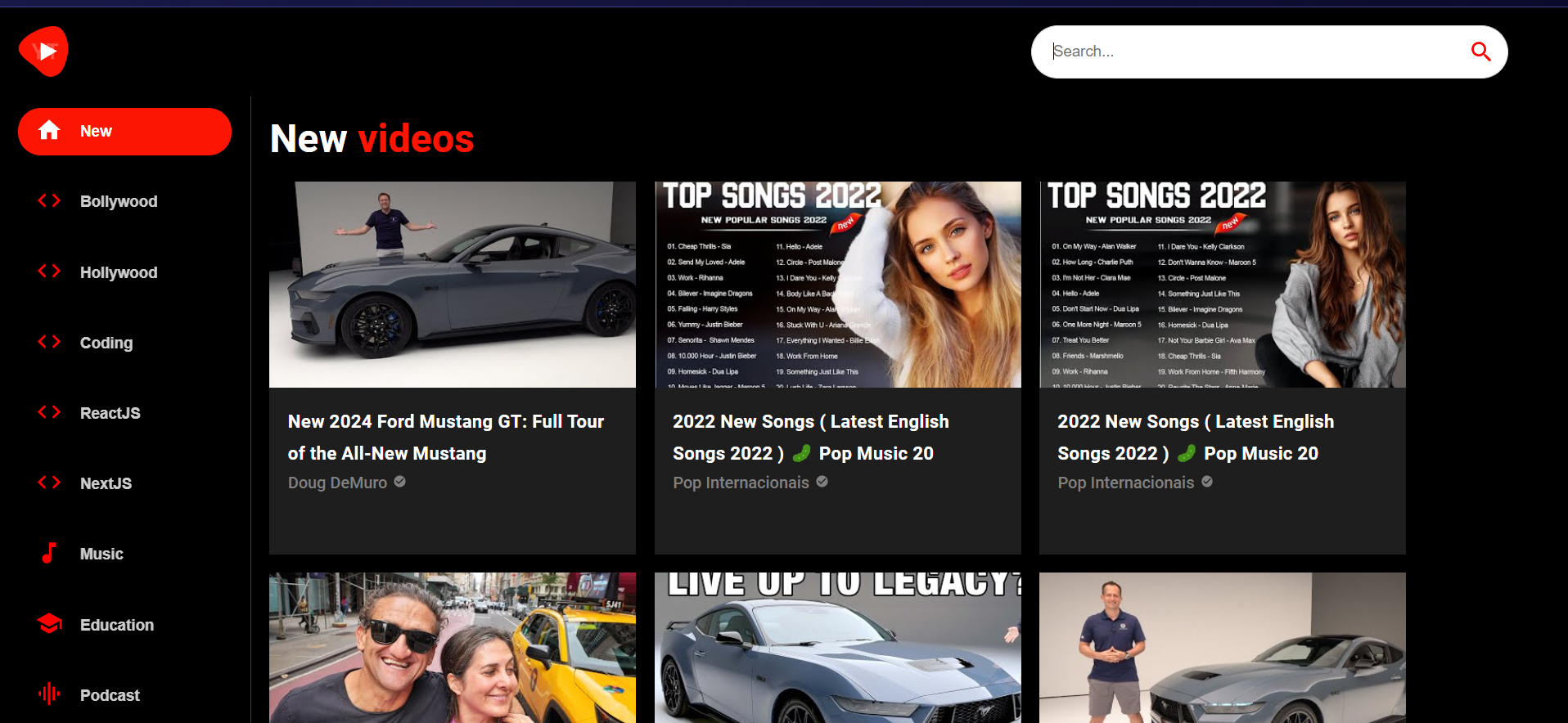 GitHub - kapilsingh43/Youtube-clone-app