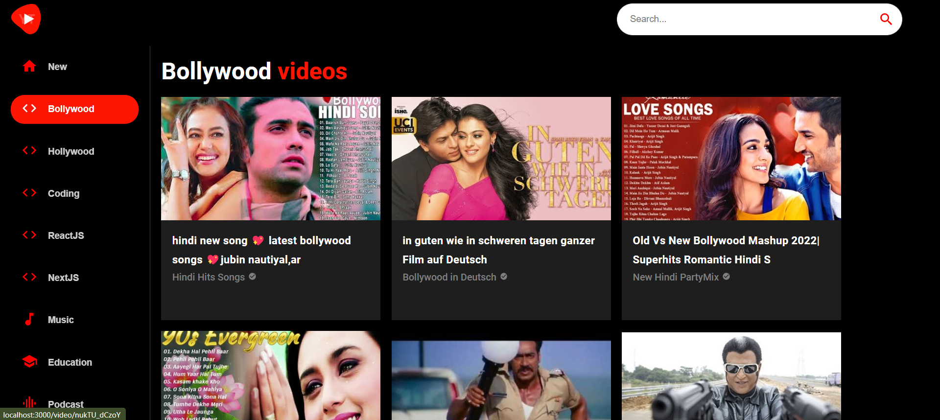 GitHub - kapilsingh43/Youtube-clone-app