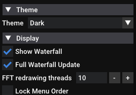 Move the ImGUI theme selector under "Display" · Issue #1008 · AlexandreRouma/SDRPlusPlus · GitHub
