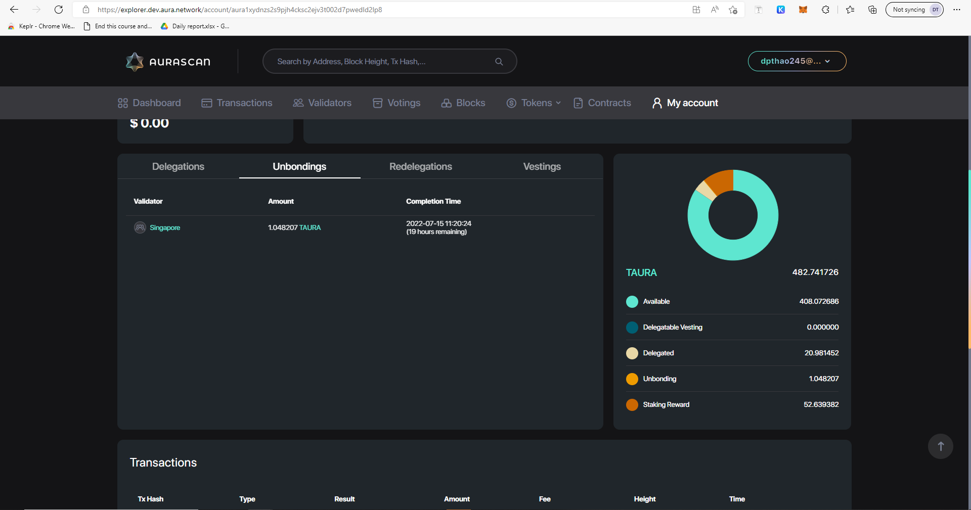 [MyAccount][AvatarValidator] Show avatar of each validator · Issue #606 · aura-nw/aurascan · GitHub
